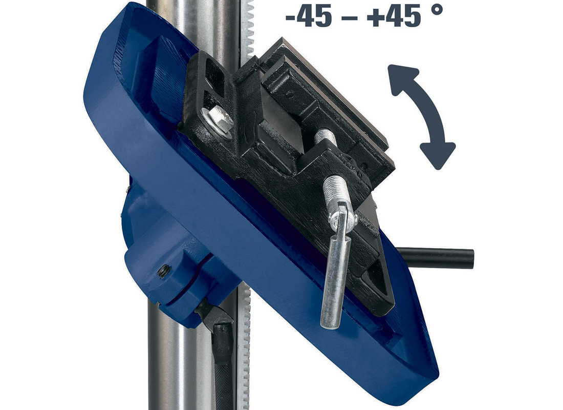 Einhell BT-BD 701 oszlopos fúrógép 630W (16mm-es tokmány) +Ajándék satuval
