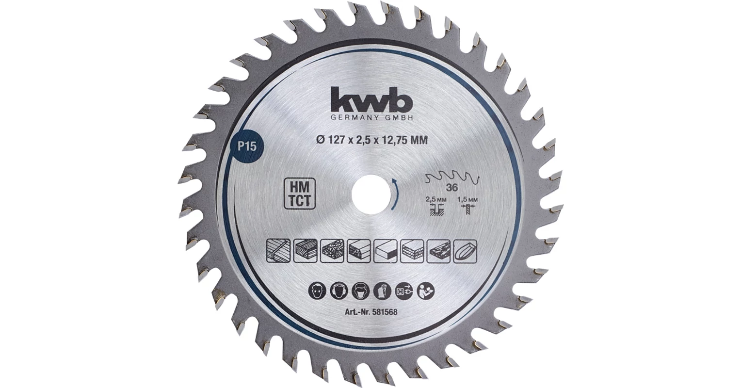 KWB Clean cut körfűrészlap, 190x30mm, 56 fogas