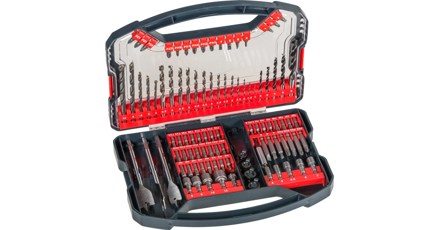 KWB POWER-BOX STANDARD bit, fúrószár klt. (101db-os)